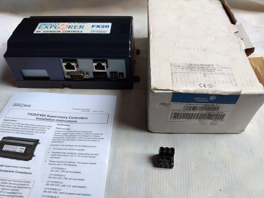 Johnson Controls Explorer LP-FX2021N-1 FX20/FX60 Rev 2.2 Tridium ...