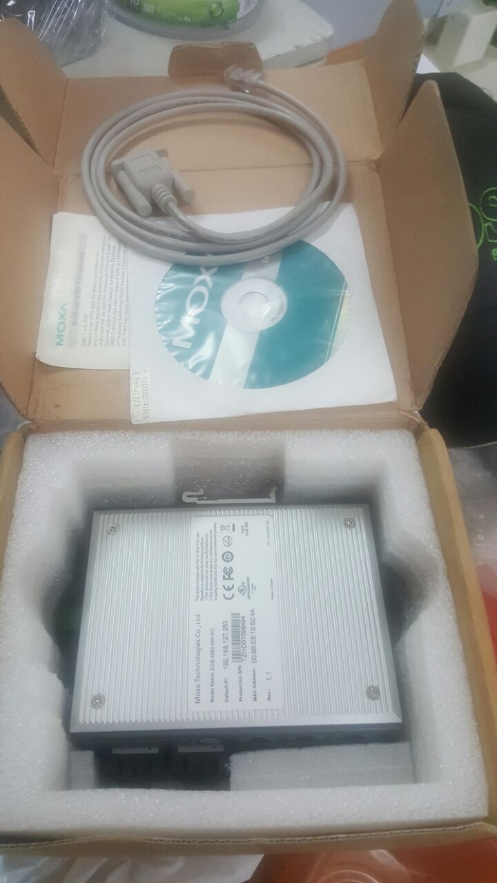 New Moxa EDS-408A-MM-SC Rev 1.1 etherDevice Switch Turbo Ring – Oasismachinery