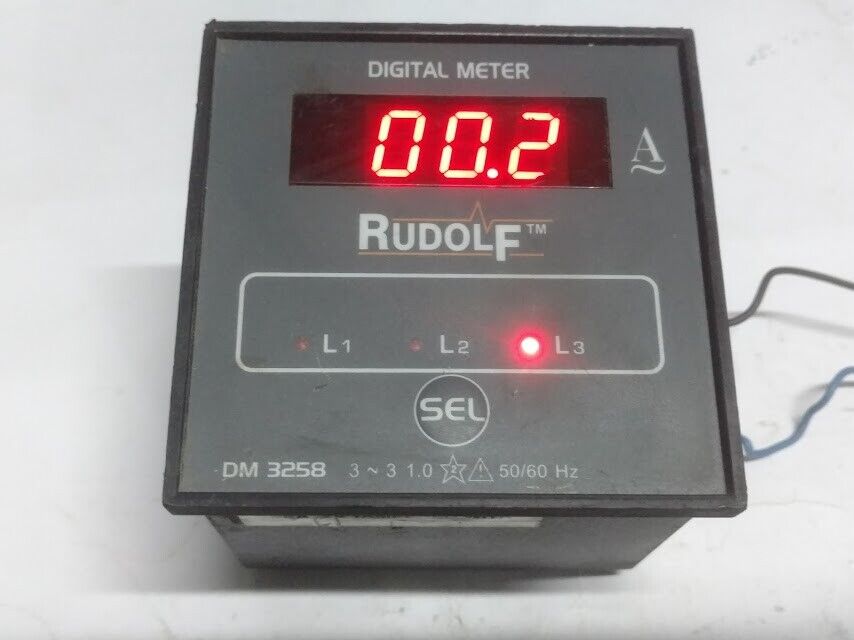 Rudolf DM 3258 60/5A-DM3258 digital meter – Oasismachinery
