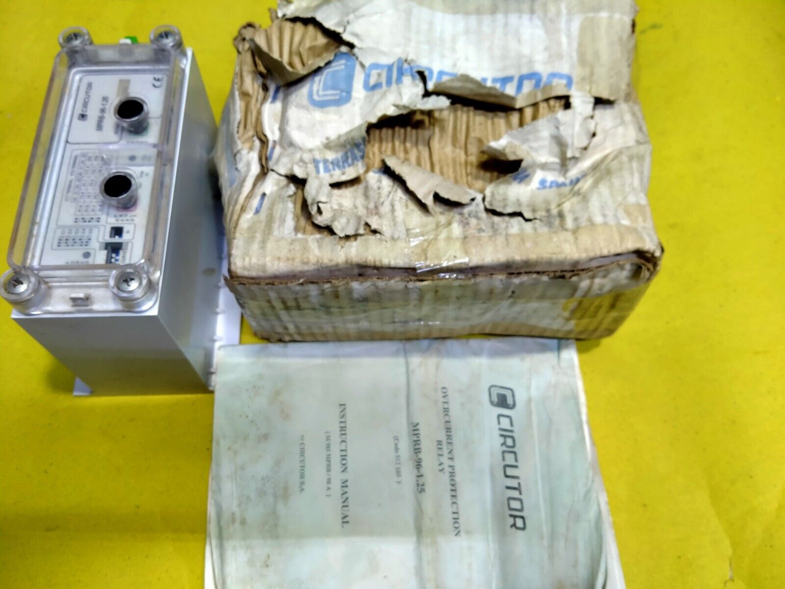 Circutor Protecion Relay MPRB-96-1.25 isolation tet 2500V New ...