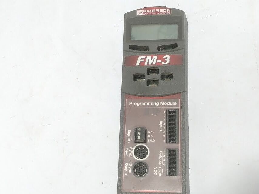 Emerson FM-3 960499-01 Rev. B3 Control Techniques programming module ...