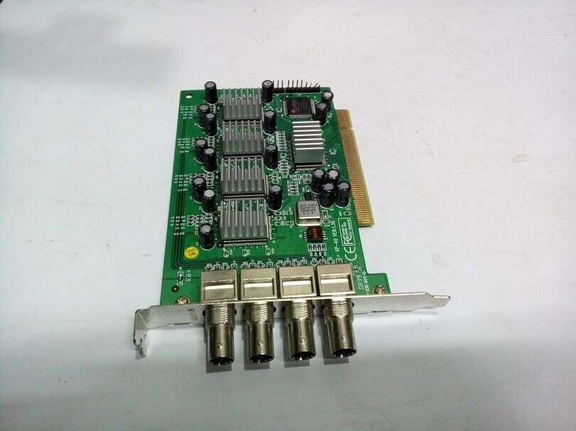 VP-40 Rev 1.3R VPON 4-Port DVR Video Capture PCI PC Card – Oasismachinery