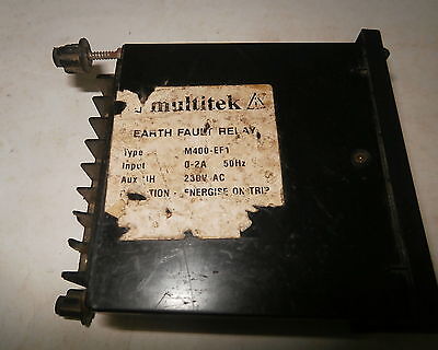 Multitek M400-EF1 Earth Fault Relay Inpt 0-2A 50Hz 230V Ac – Oasismachinery