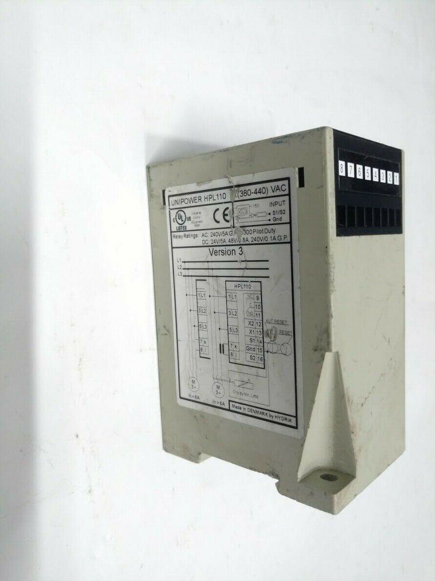 Unipower HPL110 Digital Power Controller timer relay Version 3 3X(380 ...