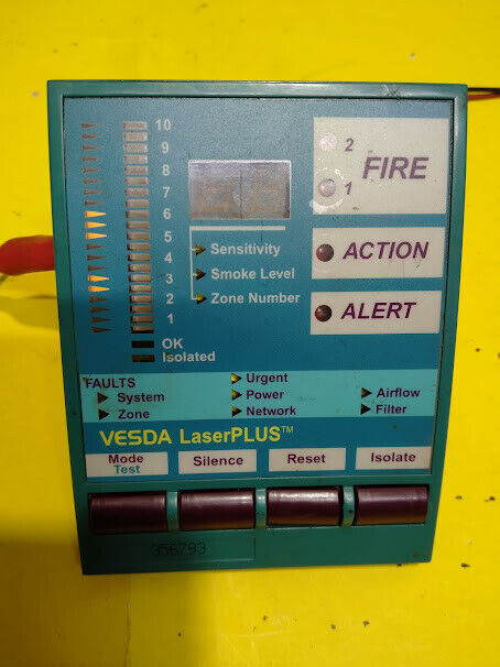 Vesda LaserPlus 356793 display and relay processor 17347 Rev. 19 20962 ...