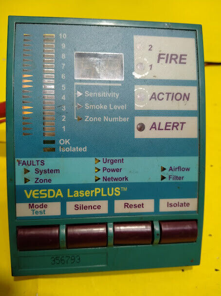 Vesda LaserPlus 356793 display and relay processor 17347 Rev. 19 20962 ...