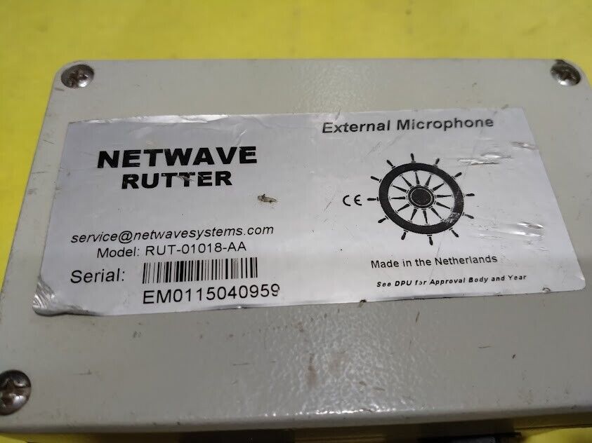Netwave Rutter RUT-01018-AA Boat Outdoor External Microphone Marine ...