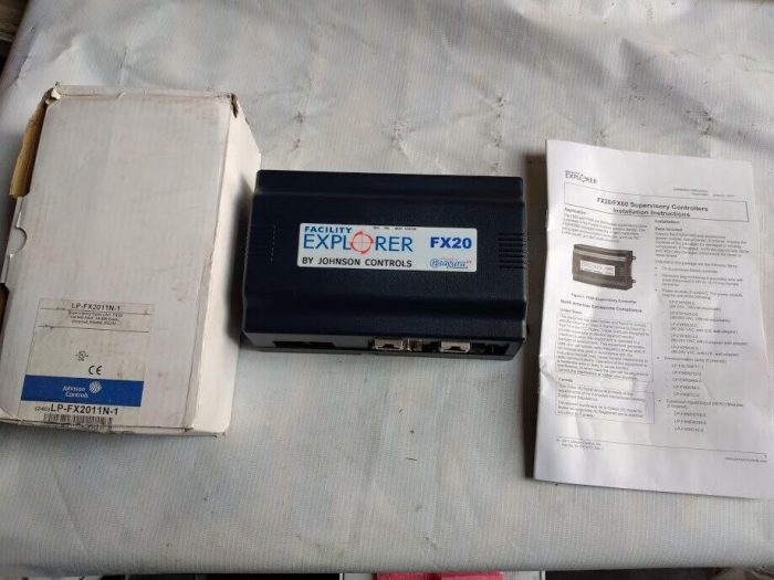 Johnson Controls Explorer LP-FX2011N-1 FX20/FX60 Rev 2.2 Tridium ...