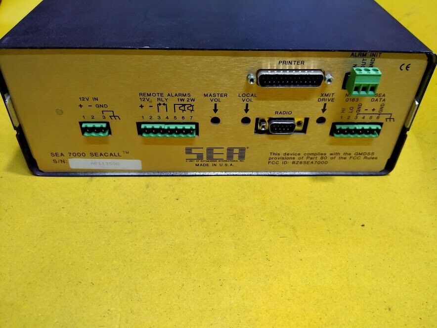 SEA 7000 seacall MF/HF DSC controller V2.03 datamarine international – Oasismachinery