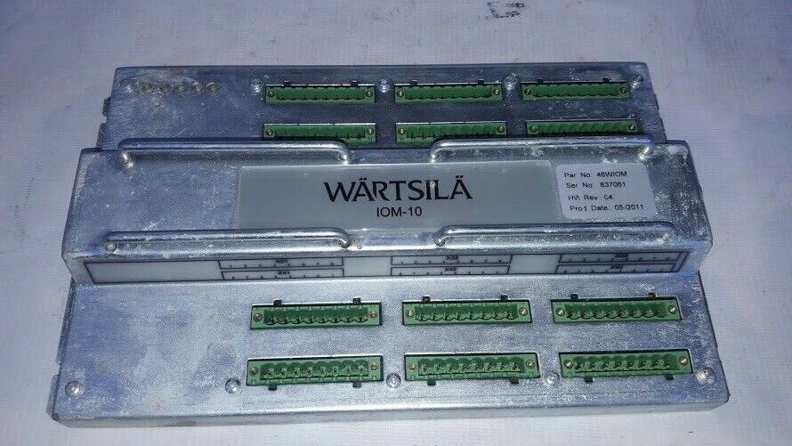 Wartsila 46WIOM IOM-10 Control Module HW Rev 04 Input/Output Module IOM ...