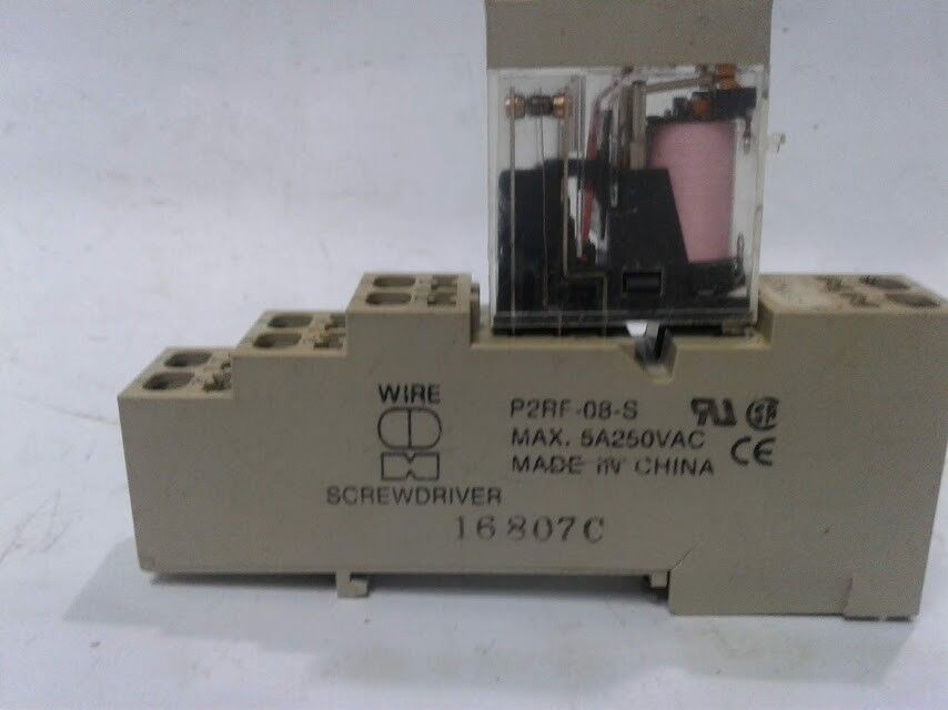 Omron Corporation P2RF-08-S 230 VAC Coil Relay Max.SA250VAC – Oasismachinery