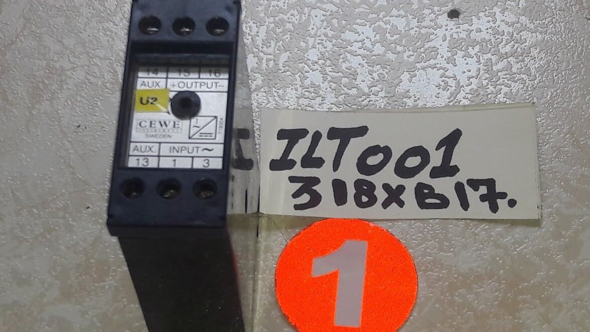 CEWE INSTRUMENT DI02 AC-CURRENT TRANSDUCER Sweden – Oasismachinery