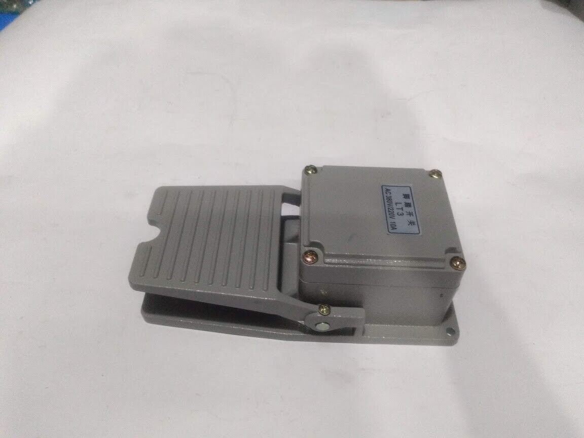 LT3 AC 380V/220V 10A Industrial Electric Foot Pedal Switch Aluminum ...