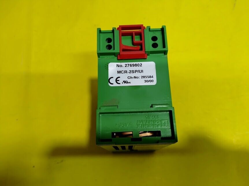 PHOENIX CONTACT MCR-2SP/UI 27 69 802 SCHWELLWERTSCHAL TER / TRESHOLD ...