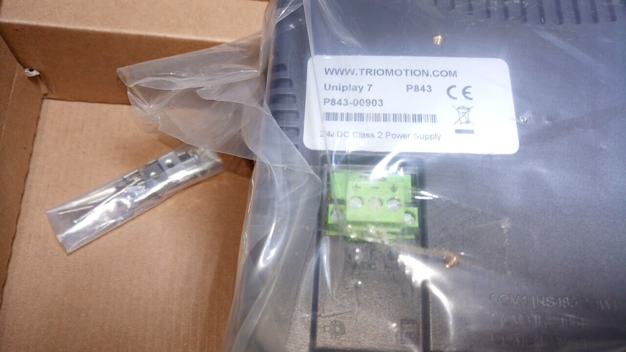 New Trio Motion uniplay 7 P843 HMI P843-00903 Trio Motin Technology – Oasismachinery
