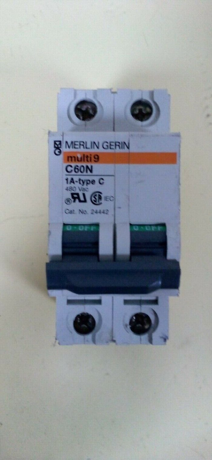 Merlin Gerin C60N Multi 9 2 Pole Circuit Breaker – Oasismachinery