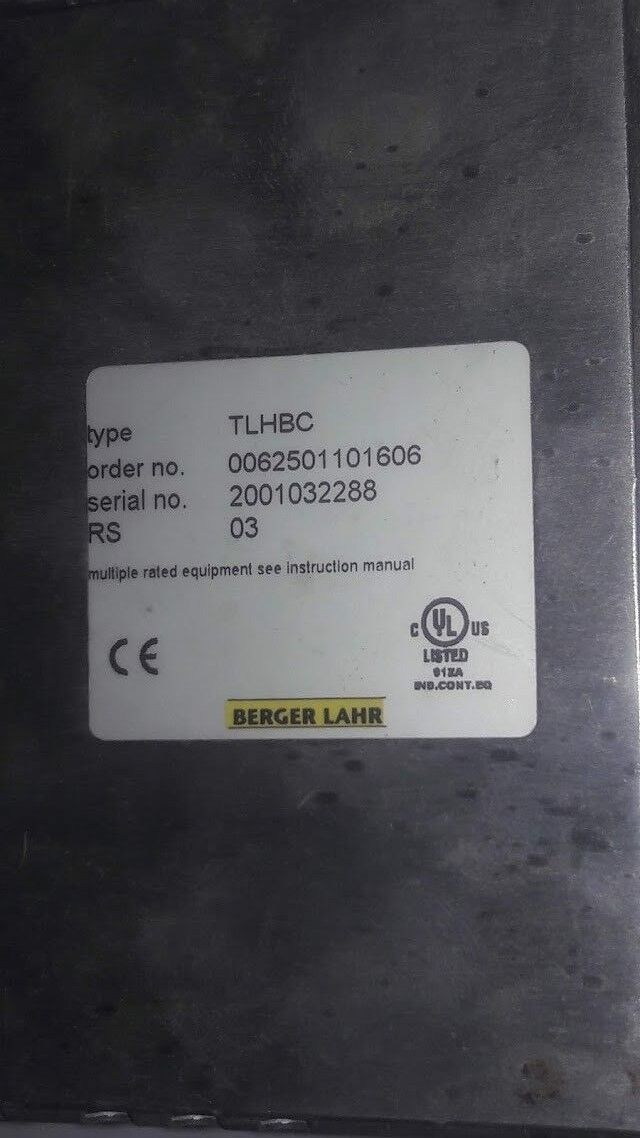 Berger Lahr Power Amp./Servo Control TLHBC 0062501101606 – Oasismachinery