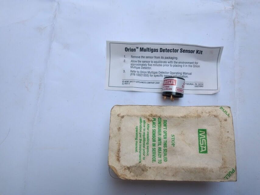 MSA 711306 Multigas Detector Sensor Co Cell C020G/F MSA 5,338,429 New ...