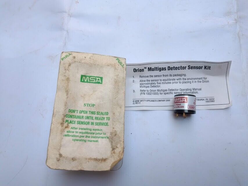 MSA 711306 Multigas Detector Sensor Co Cell C020G/F MSA 5,338,429 New ...