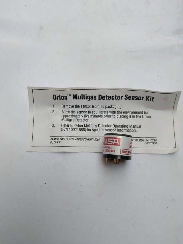 MSA 711306 Multigas Detector Sensor Co Cell C020G/F MSA 5,338,429 New ...