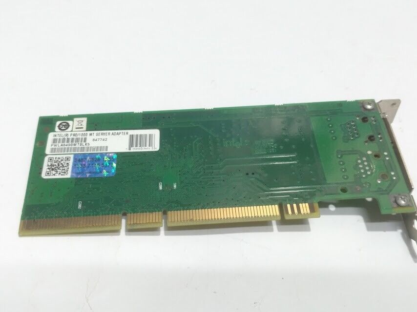 Intel PCI-133 D33025 PRO/1000 MT Server Adapter – Oasismachinery