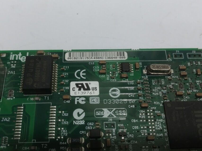 Intel PCI-133 D33025 PRO/1000 MT Server Adapter – Oasismachinery