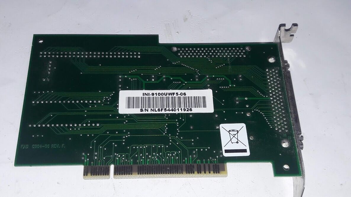 Kofax Adrenaline 650i 16700014-000 Rev D ASB-3940UW 68p Controller Card ...
