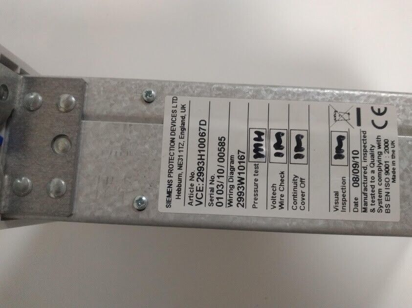 Siemens Reyrolle Protection 2RMLG 07 2993H10067D Test Block New ...