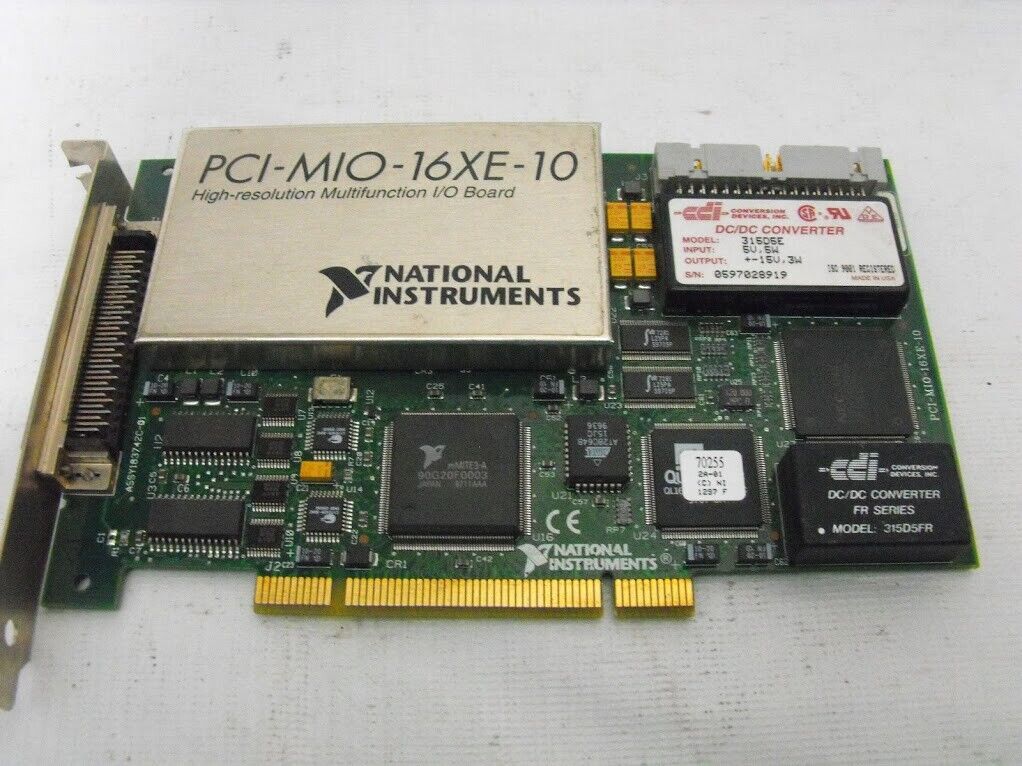 183742H-01 National Instruments PCI-MIO-16XE-10 High resolution Multifunction Ca – Oasismachinery
