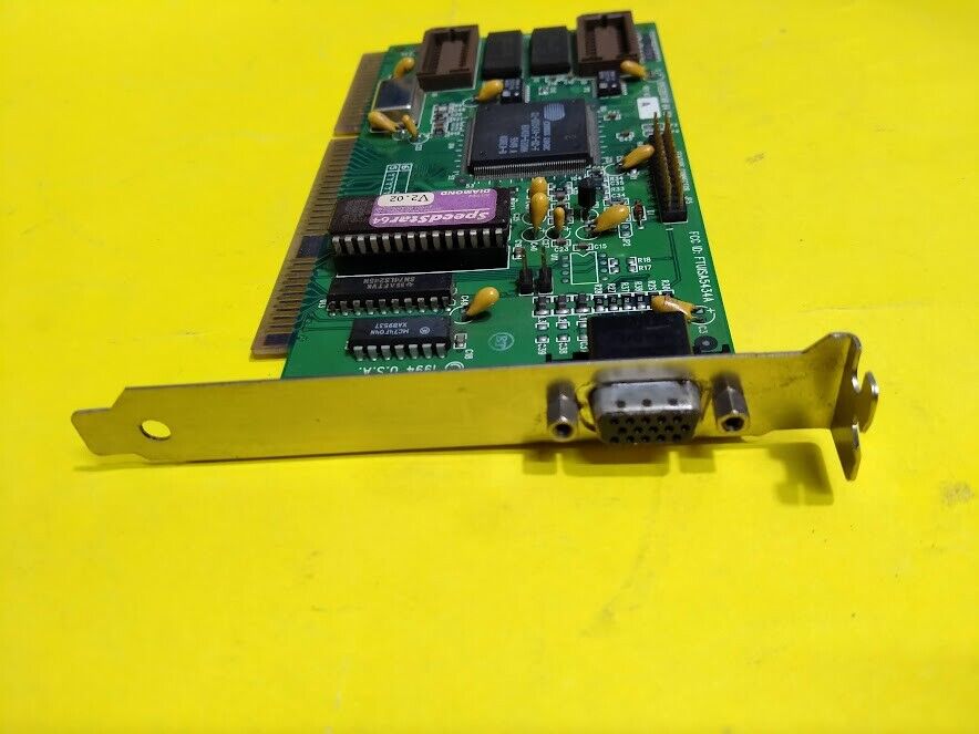 Diamond Speedstar 64 ISA VGA Card Rev. A3A P/N 230 Diamond Computer ...