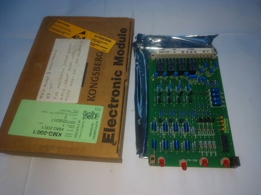 Kongsberg KMG-200/1 7252019.0003 Group Alarm Unit KMG2001 New ...