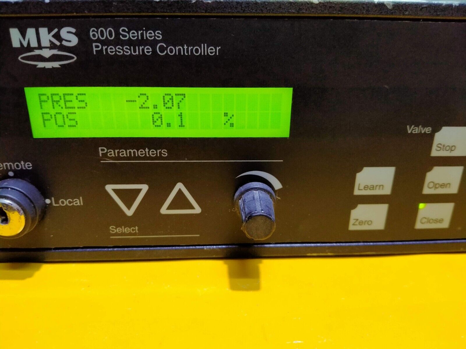 MKS 651CD2S1NJ 600 Series Pressure Controller 651C Ver 1.91 ...