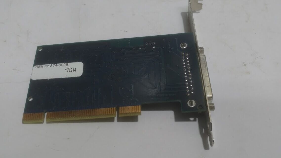 SEALEVEL BEI P/N 874-0028 GPIO RADIO AUTOMATION PCI INTERFACE CARD ...