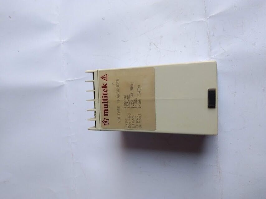 Multitek M100-VA1 Voltage Transducer 0-150V Output 0-5mA 3k Ohm M100VA1 ...