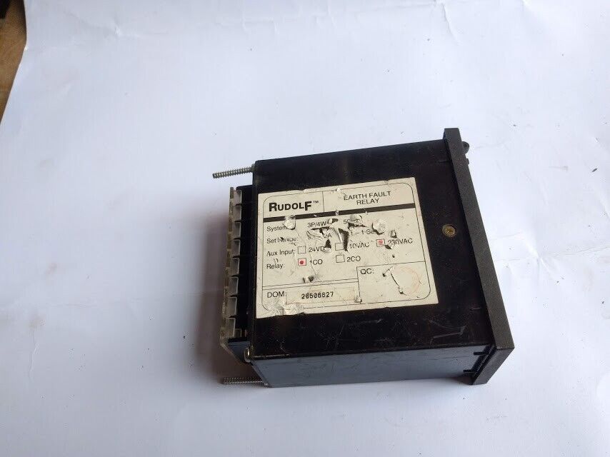 Rudolf Earth Fault Relay 3P/4W 1CO 50Hz – Oasismachinery