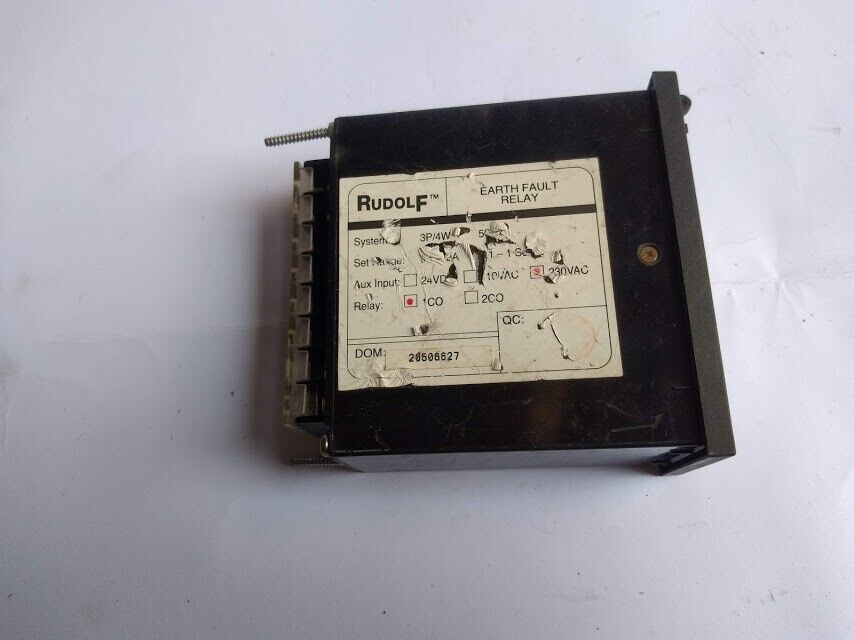 Rudolf Earth Fault Relay 3P/4W 1CO 50Hz – Oasismachinery