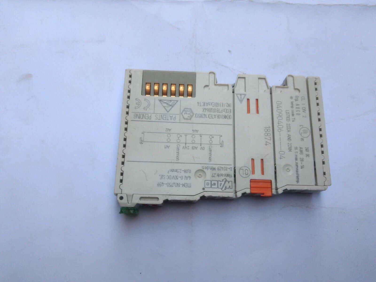 Wago 750-459 4-channel Analog input Module 750459 – Oasismachinery