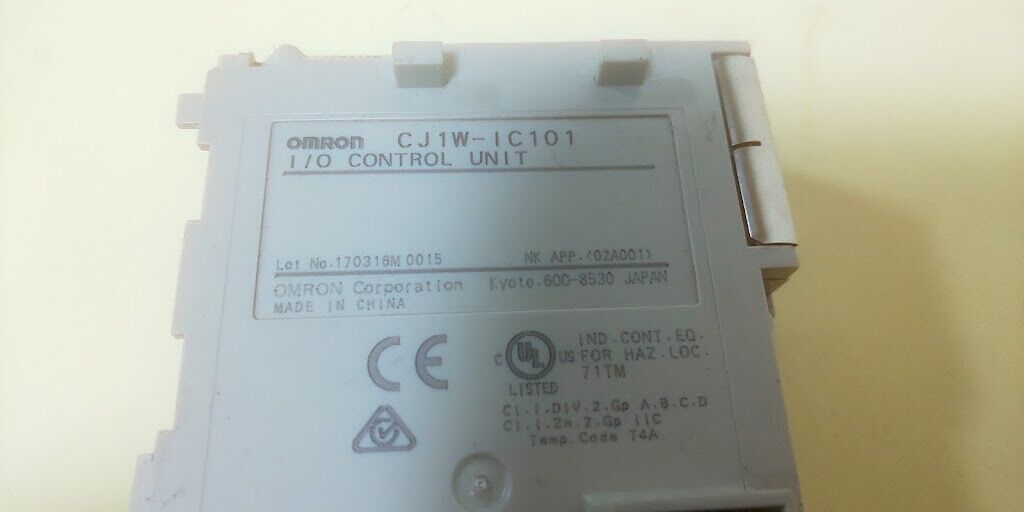 Omron CJ1W-IC101 Input/output Control Module-PLC Module – Oasismachinery