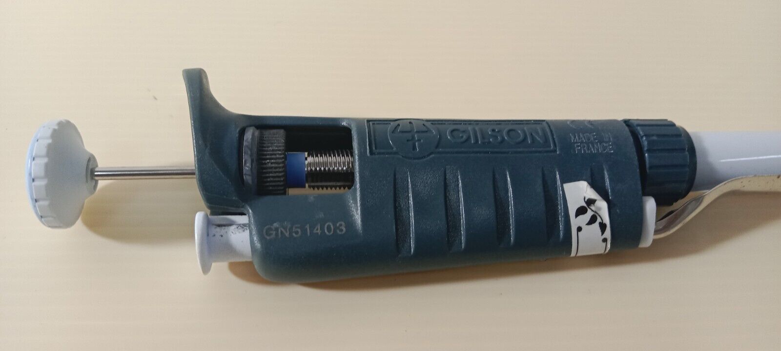 Gilson 100-1000ul P1000 Adjustable Volume Pipetman Metal Ejector Single ...