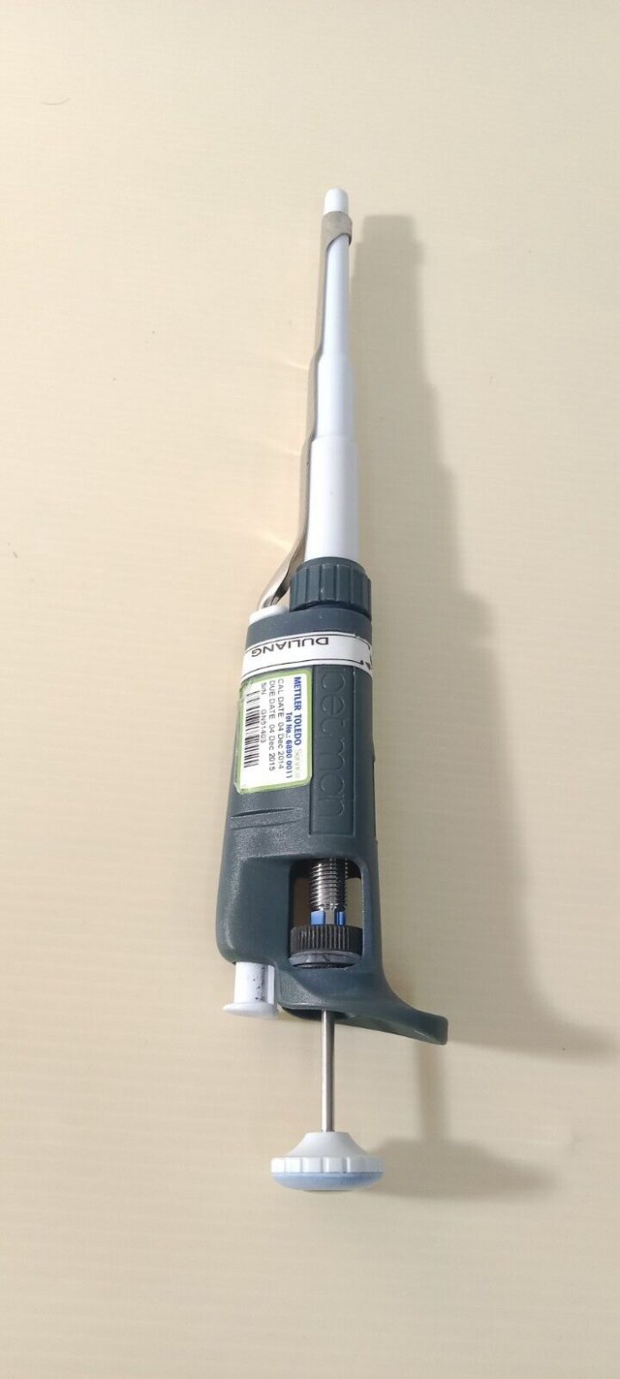 Gilson 100-1000ul P1000 Adjustable Volume Pipetman Metal Ejector Single ...