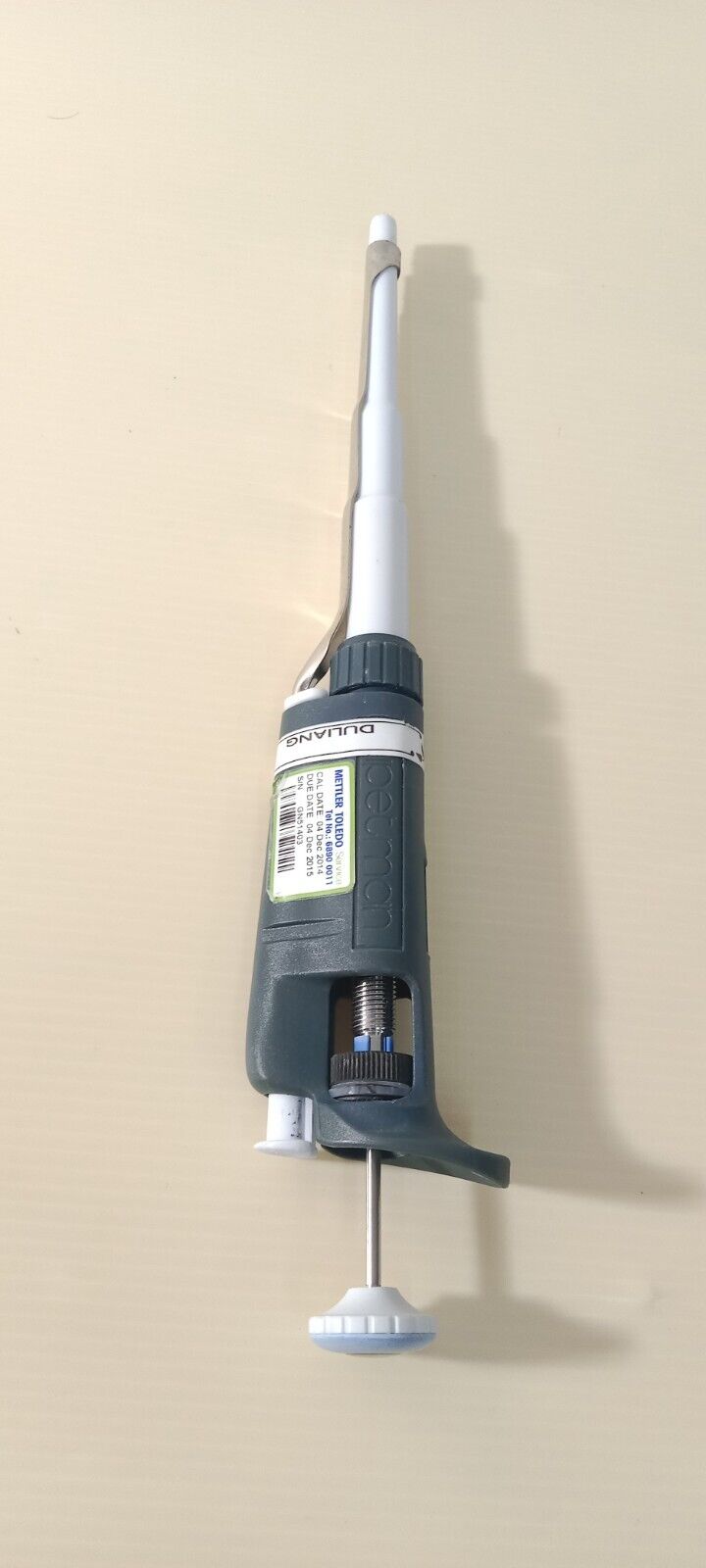 Gilson 100-1000ul P1000 Adjustable Volume Pipetman Metal Ejector Single ...