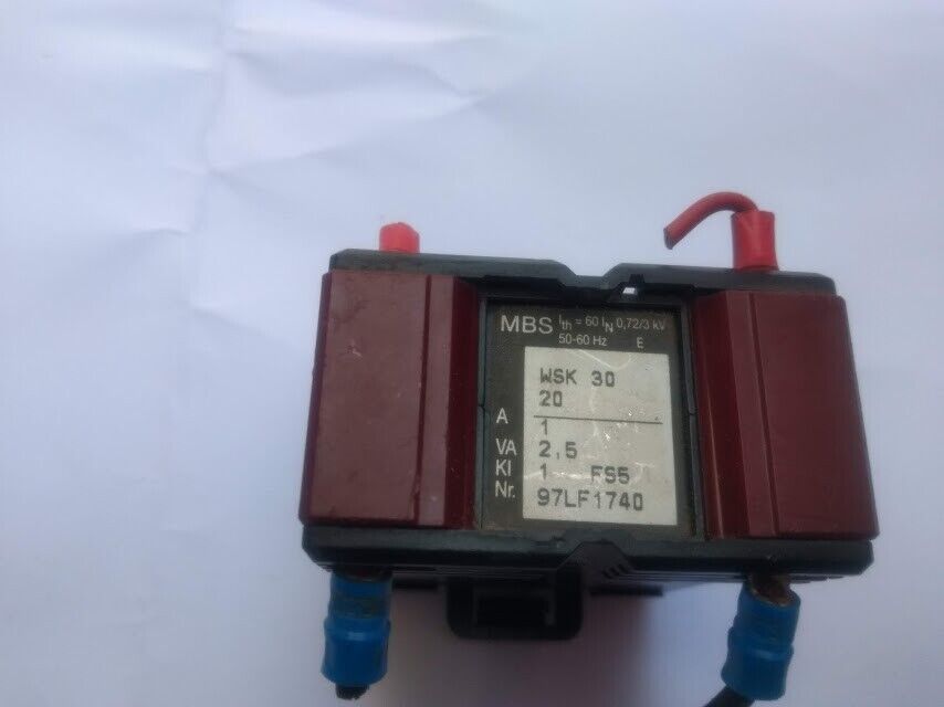 MBS WSK 30 20 97LF1740 Primary Winding Current Transformer 97LF1740 ...