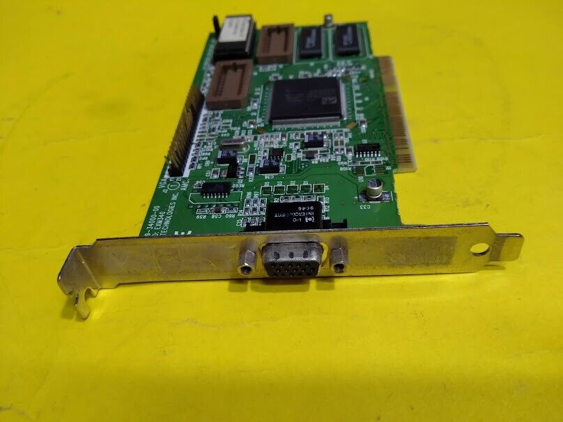 ATI 3d Rge Mach64 VT 113-34004-104 ExM340 Assy. 109-34000-00 PCI VGA ...