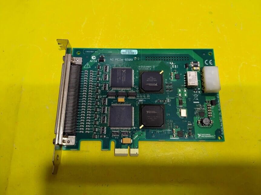 National Instruments NI PCIe-6509 Digital I/O Interface Card 196640B ...