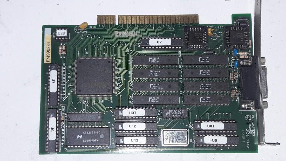 PageMaster Scan Board Rev. F PM990884 ECS 1097 PCI Interface Card ...