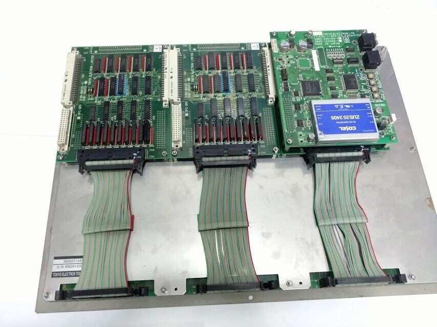 Tokyo Electron Tohoku Ltd 3809221348 front gas flow chart panel 3809 ...