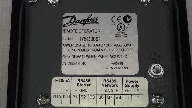 Danfoss Electronics 175G3061 Remote Operator 175G3061 New – Oasismachinery