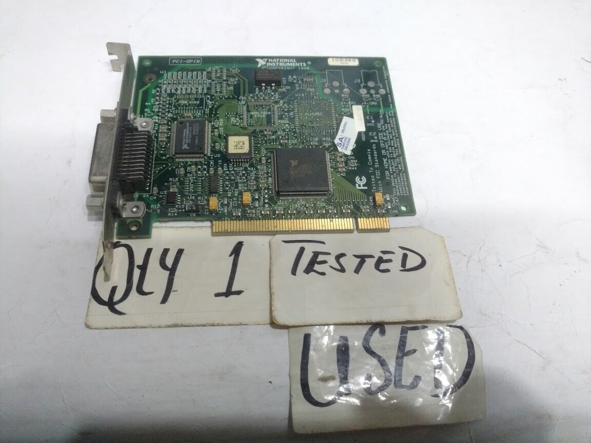 National Instruments PCI-GPIB Assy 183617E-01 IEEE 488.2 interface Card ...