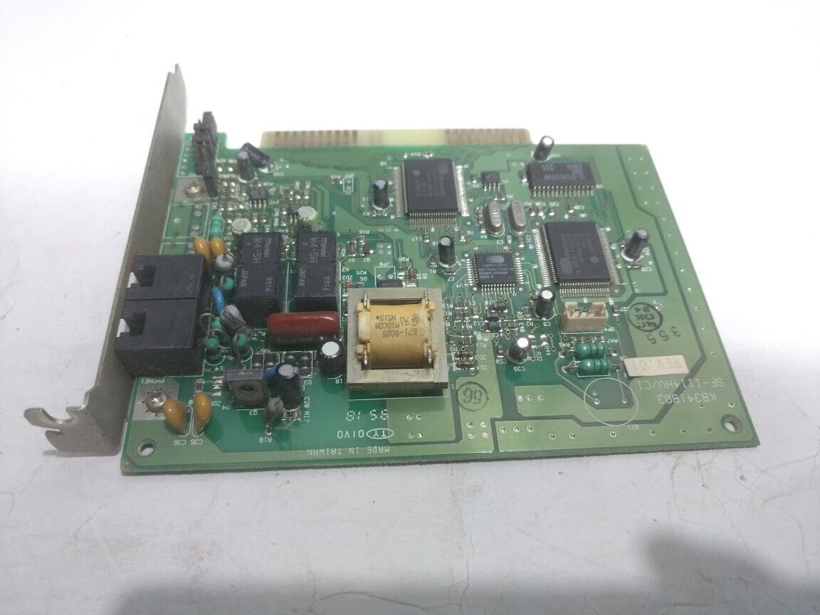 Cirrus Logic KB341803 SF-1114HV/C1 ISA Modem Card – Oasismachinery