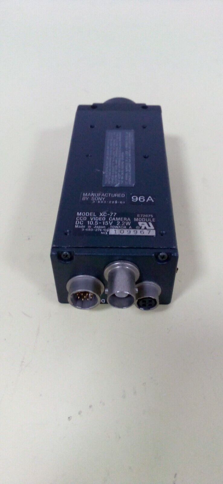 Sony XC-77 CCD Monochrome Video Camera Module – Oasismachinery